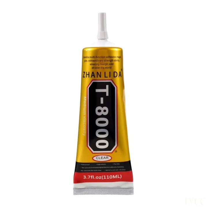 TVCC ZHANLIDA T8000 110ml Adhesive Sealant Glue for DIY Diamond Clothes Shoes Phone Border Glue ...