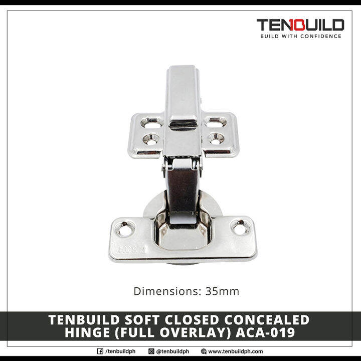 Tenbuild Hinge Soft Close Concealed Hinge (Full Overlay) ACA-019 ...