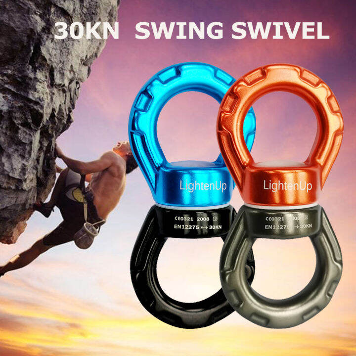 Swing Swivel 30kN Safety Rotational Device Swing Spinner Carabiner ...