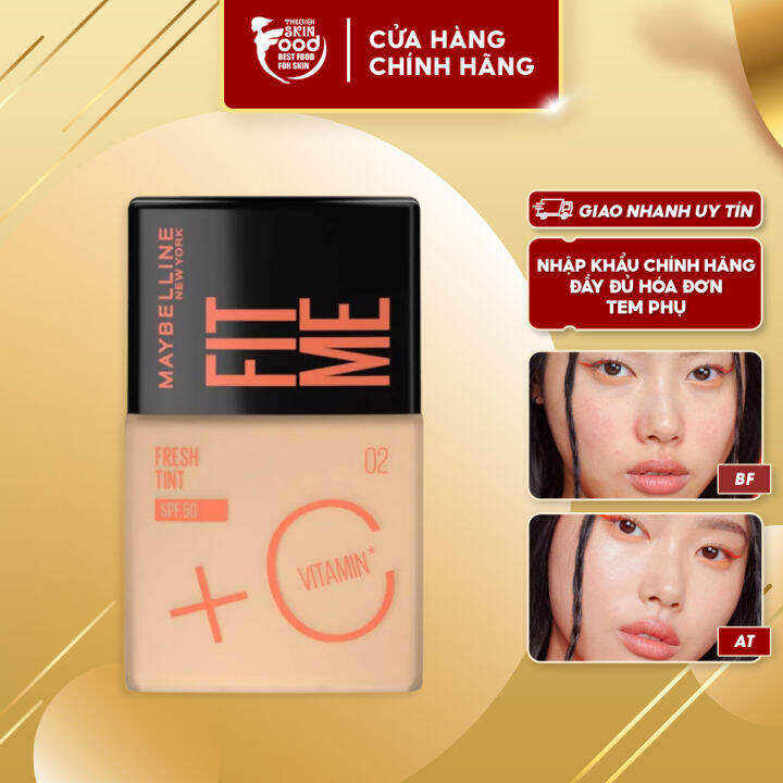 Kem Nền Tươi Mướt, Chống Nắng Bảo Vệ Da Maybelline New York Fit Me Fresh Tint SPF50/PA ...