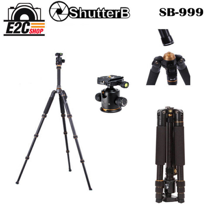 ขาตั้งกล้อง SHUTTER B TRIPOD SB-999 GOLD | Lazada.co.th