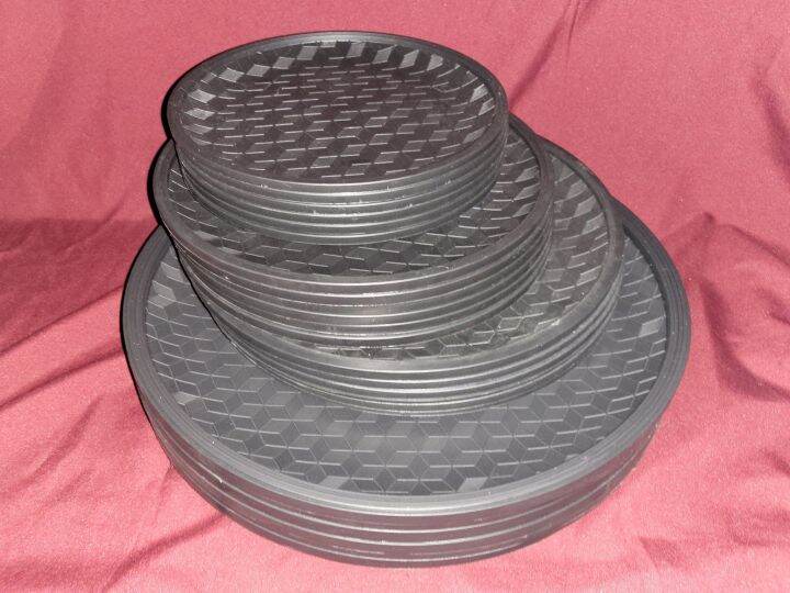 set of 10PCS plastic bilao / serving tray / food platter - 10 to 18 ...