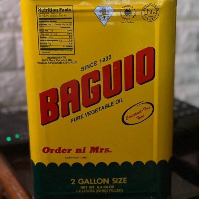 BAGUIO PURE VEGETABLE OIL 2 GALLOON | Lazada PH