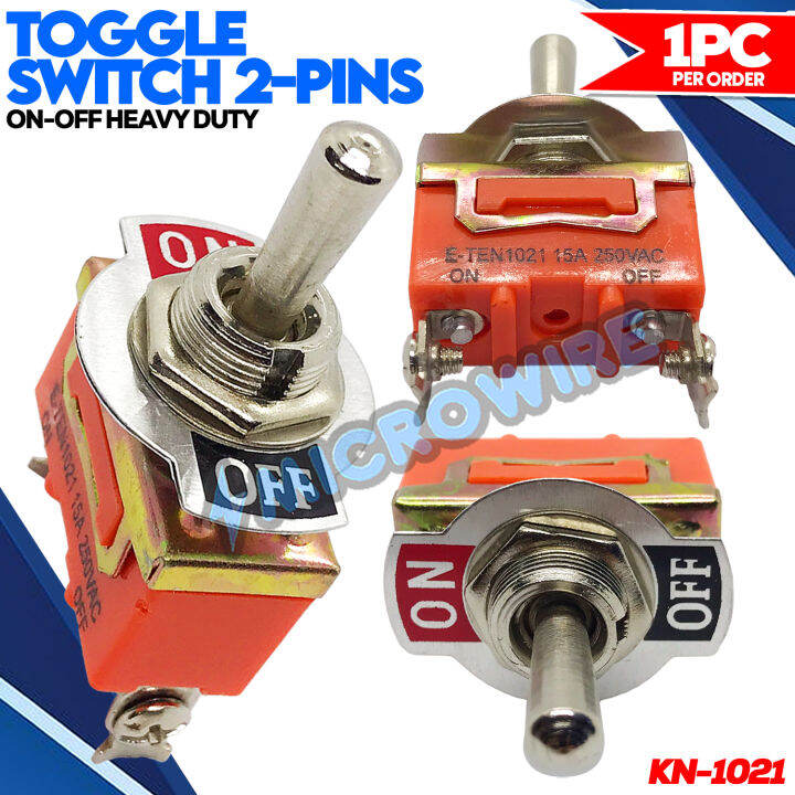 Toggle switch 2 pin ON-OFF Heavy duty | Lazada PH