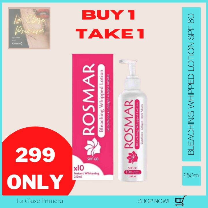 Rosmar BUY 1 TAKE 1 Bleaching Whipped Lotion with Sun Protection SPF60 ...
