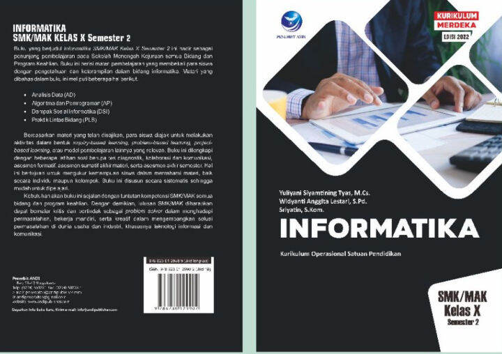 Informatika untuk SMK/MAK Kelas X Semester 2 Kurikulum Merdeka Ed 2022 ...