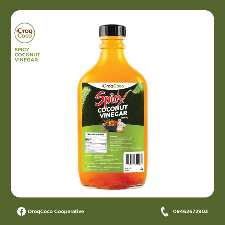 OroqCoco Spicy Coco Vinegar - 250mL | Lazada PH