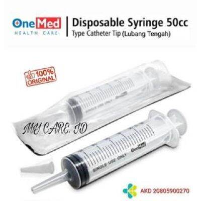 Eceran 1pcs - Spuit Suntikan Feeding Syringe tanpa jarum 50cc Catheter ...