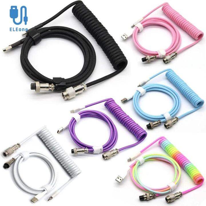 ELEONE Computer Usb Port Braided Thread Gaming Keyboard 3 Meter ...