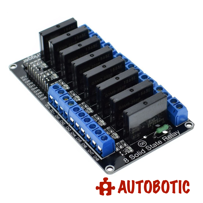 8 Channel Solid State Relay Module SSR (5V) Support Low Trigger | Lazada