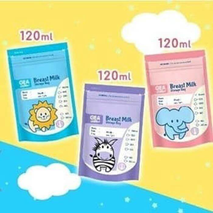 Kantung ASI kantung susu GEA plastik 120ml isi 30pcs / kantung ASI GEA ...
