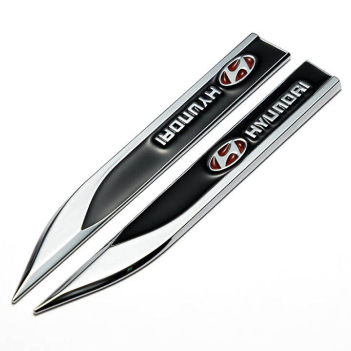 Car Body Exterior Decoration Blade Decal Stickers 3D Metal Modified ...