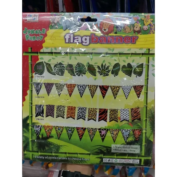 Safari Flag Banner for Birthday party decorations | Lazada PH