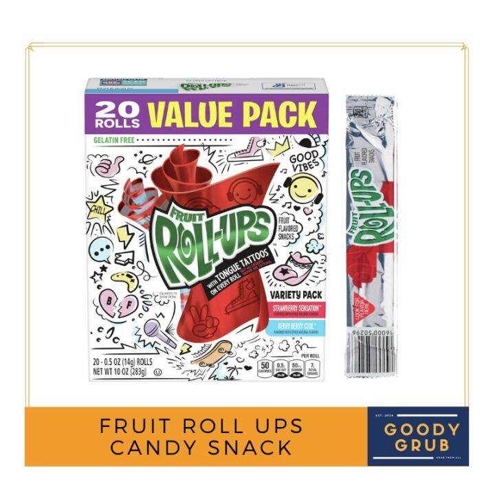 Fruit Roll-Ups Sweet Candy Snack Tropical Fruit Tiktok Trending Fruit ...