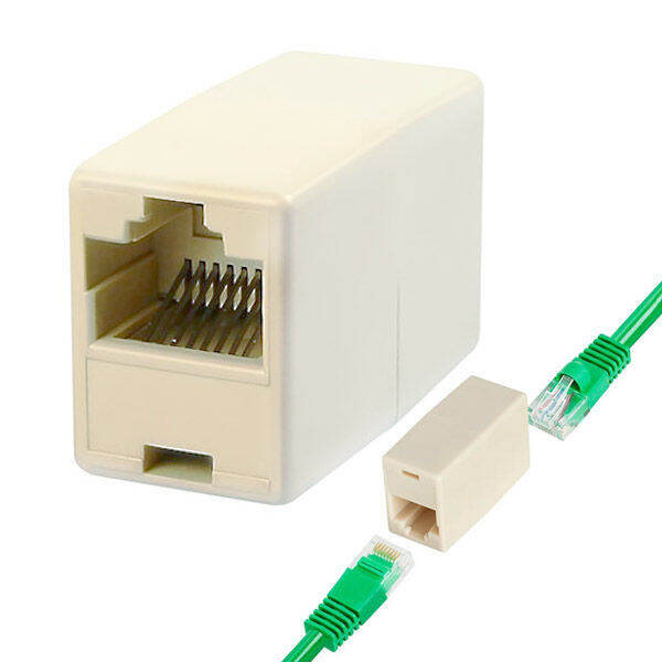 Barel RJ45 Sambungan LAN / Barrel Coupler UTP RG45 Female to Female ...
