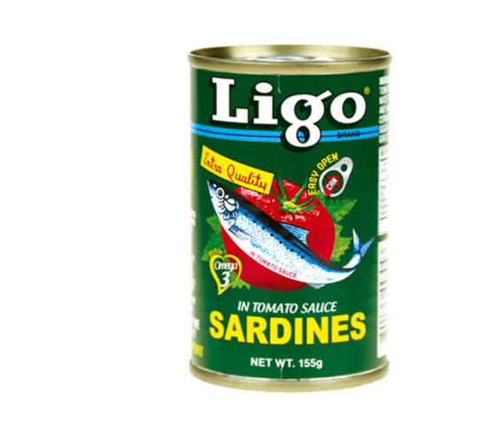 YMS Ligo Sardines Green Easy Open 155g | Lazada PH