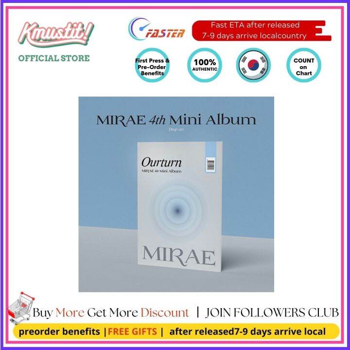 MIRAE 4th Mini Album [Ourturn] (Drop Ver.)⭐️KMUSTIT kpop pre order ...