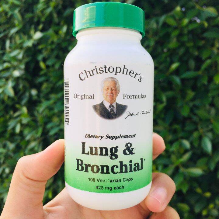 40% Sale!!!! สินค้าราคาพิเศษ Lung and Bronchial 425 mg 100 Veggie Caps ...