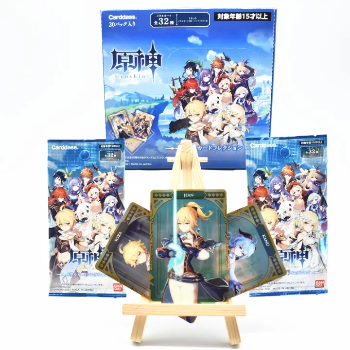Genuine Genshin Impact Cards Anime Genshin Impact Original Aether Jean ...