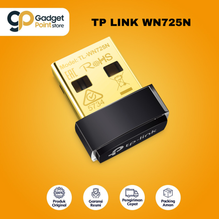 TP-LINK TL-WN725N Nano USB WiFi Wireless Adapter 150Mbps Wireless N ...