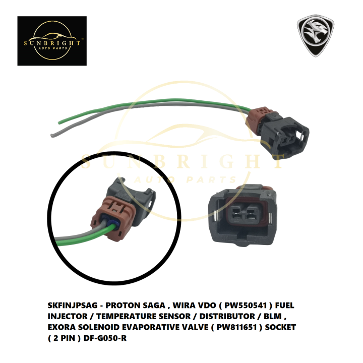 PROTON SAGA , WIRA VDO ( PW550541 ) FUEL INJECTOR / TEMPERATURE SENSOR ...