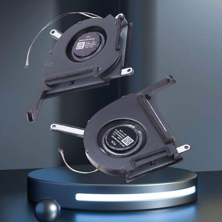 2Pcs CPU GPU Cooling Radiator DC 12V 4-Pin Laptop Heat Dissipation Fan ...