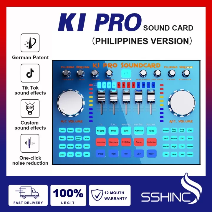 [Hot sale] [Philippines version]K1pro k1 king sound card for recording ...