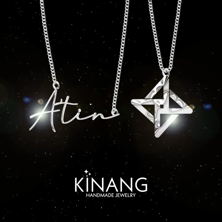Kinang: "A'tin" Necklace (SB19 inspired, SB19 Fandom Logo, ATIN ...
