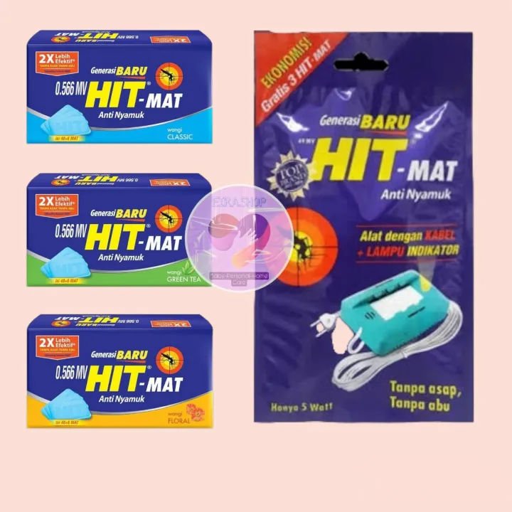 Hit Mat Alat & Refill Anti Nyamuk Listrik 18+6 / Obat Nyamuk Elektrik ...