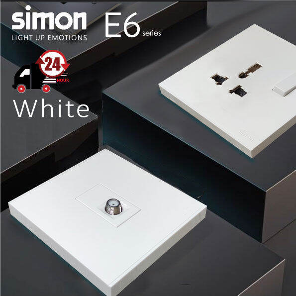 Simon E6 Series Switch / Switches & Socket Outlet Tel Data Cat5 Data ...