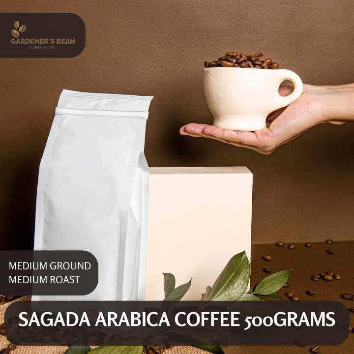 Sagada Arabica Coffee Premium, Medium Roast Coffee Beans, 500 Grams ...