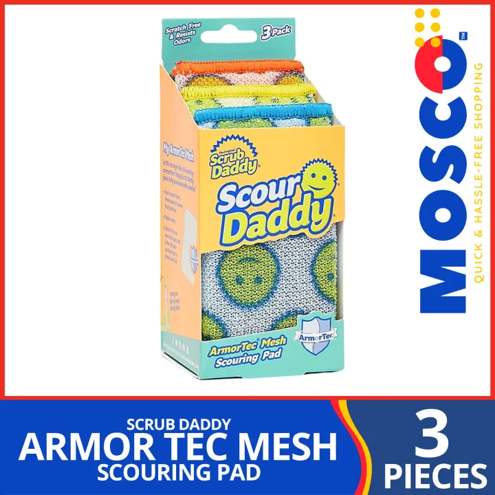 SCRUB DADDY Scour Daddy Scouring Pad 3s | Lazada PH