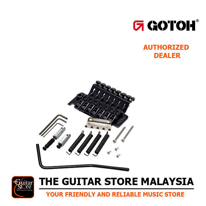Gotoh GE1996T-7 40MM Black Finish Electric Guitar Floyd Rose Locking 7 ...