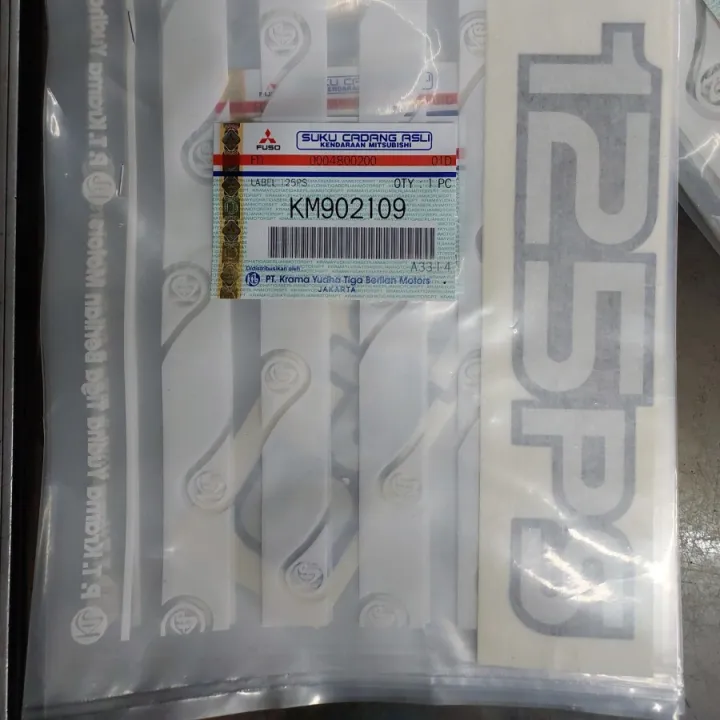 stiker hd125 ps hd 125 ps untuk canter mitsubishi ktb original | Lazada ...