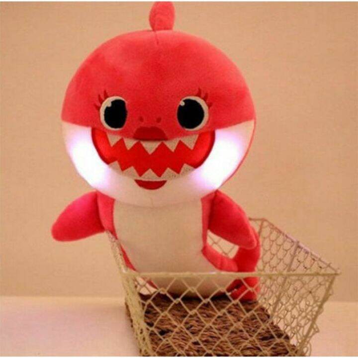 Baby Shark Light Singing Plush Toys Music Doll English Song Gift For ...