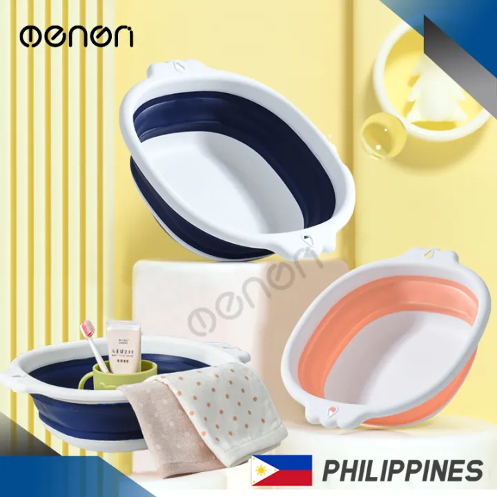 Baby Basin Foldable Bathing Laundry Wash Basin Multipurpose Plastic ...