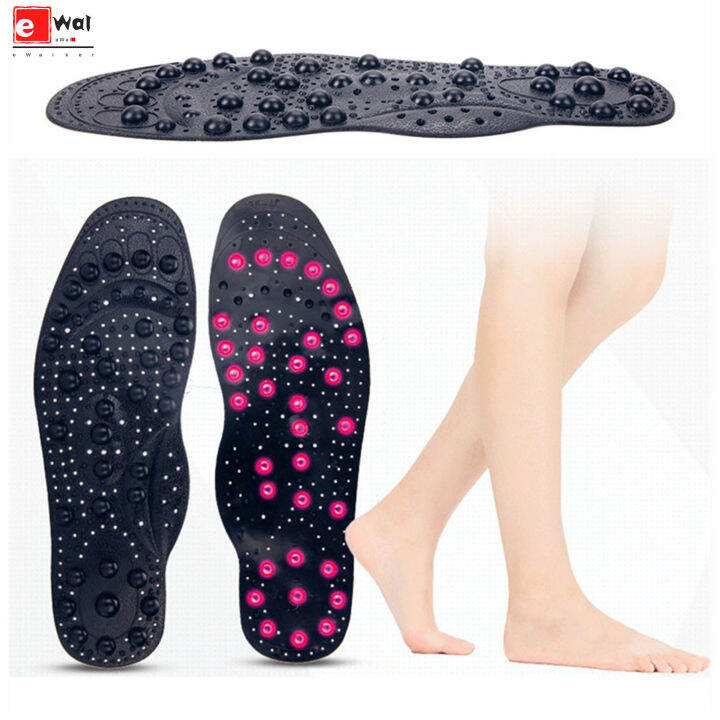 eWalker Magnetic Foot Massage Shoe-Pad Foot Therapy Reflexology Pain ...