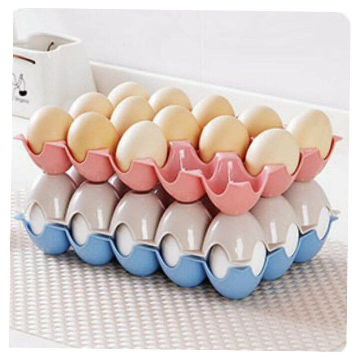 𝐑𝐄𝐀𝐃𝐘-𝐒𝐓𝐎𝐂𝐊- PLASTIC EGG TRAY(15 SLOT ) / EGG STORAGE BOX / EGG STORAGE ...