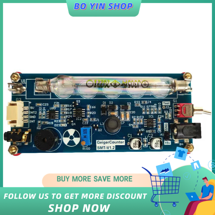 BO YIN Assembled DIY Geiger Counter Parts Module Nuclear Radiation ...