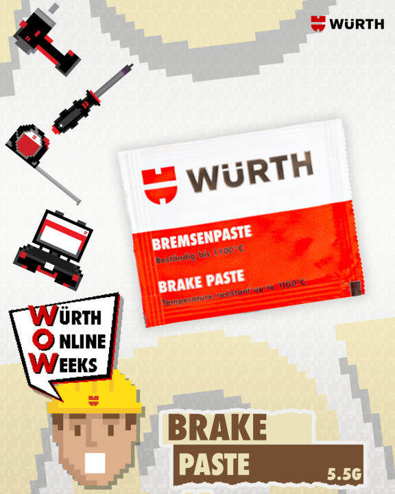 Wurth Brake Paste 5.5ml | Lazada PH