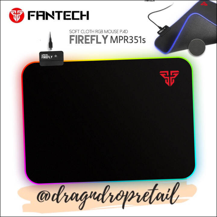 FANTECH MPR351s FIREFLY RGB Gaming Mouse Pad | Lazada PH
