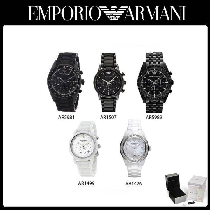 Emporio Armani ของแท้100% AR5981 AR1426 AR5989 นาฬิกาข้อมือแบรนด์เนมอา ...