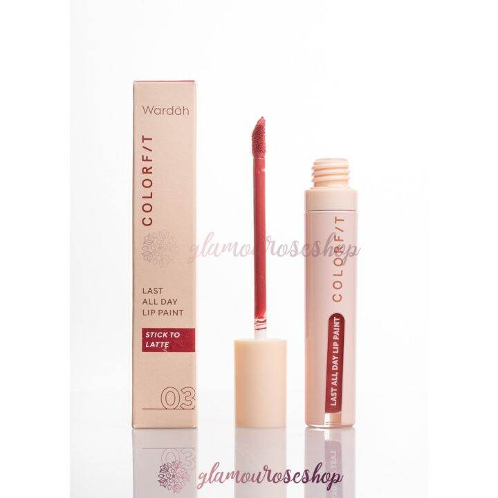 Wardah Colorfit Last All Day Lip Paint Lipstick Cair | Lazada Indonesia