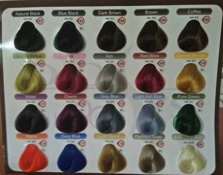 NEW Katalog Diosys Hair Colour - Contoh Rambut Lengkap 20 Warna ...