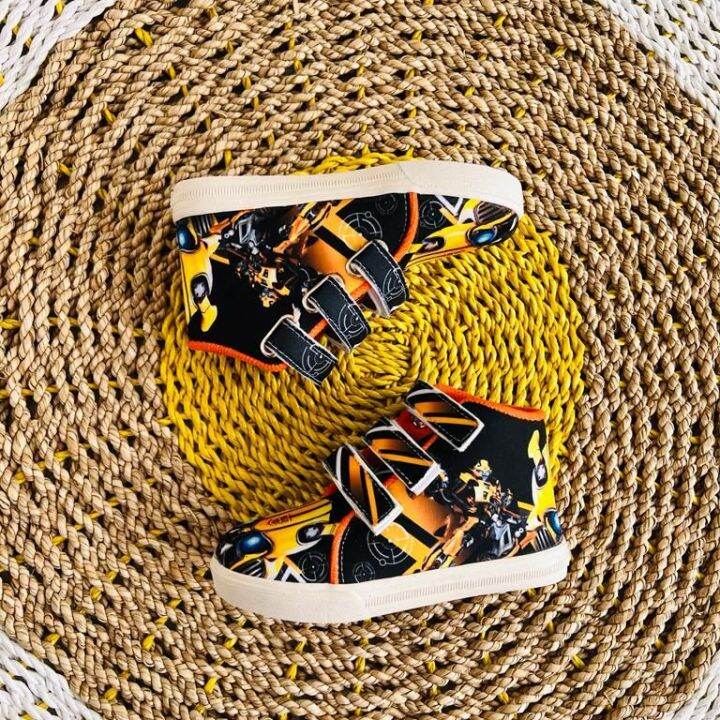 Sepatu Anak Imitasi Boot Robot Kuning | Lazada Indonesia