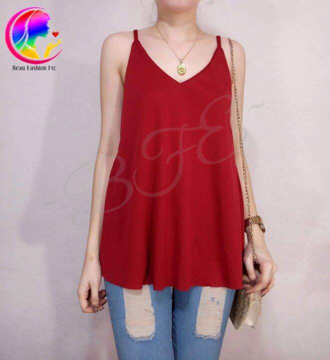 Frida V Neck String Top | Lazada PH