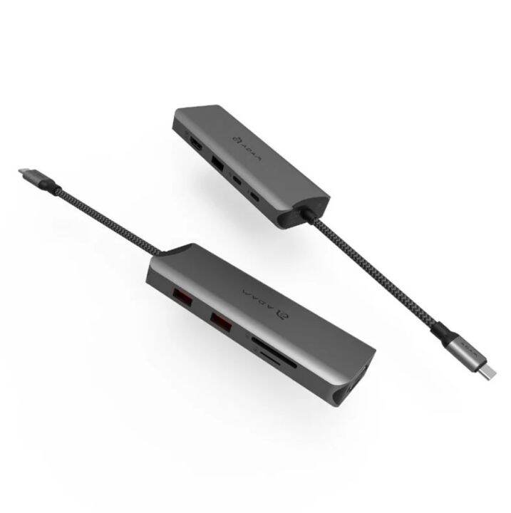 Adam Elements CASA Hub A09 USB-C 9-in-1 Hub 10Gbps with VGA Gray ...