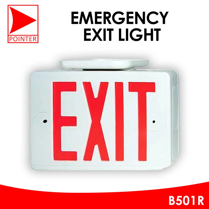 Pointer 4.8V 650mAh Double Face Exit Sign Emergency Light | Lazada PH