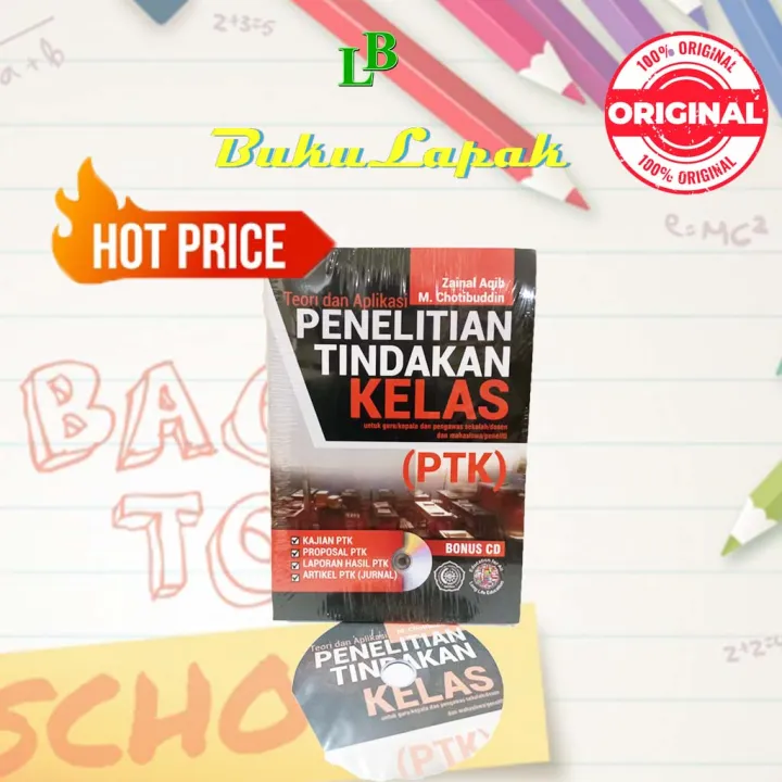 Buku PTK : Buku Teori dan Aplikasi Penelitian Tindakan Kelas (PTK) Bonus CD - Deepublish ...