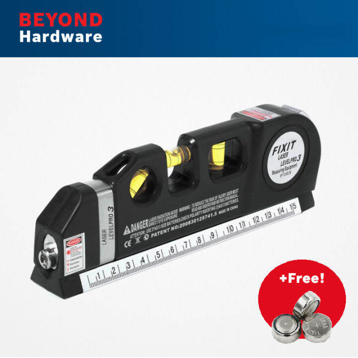 4 In 1 Multipurpose Laser Level Spirit Level Measuring Tape High ...